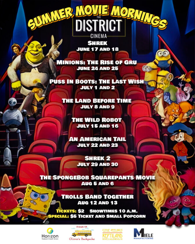 District Cinema unveils Summer Movie Mornings lineup | News, Sports ...